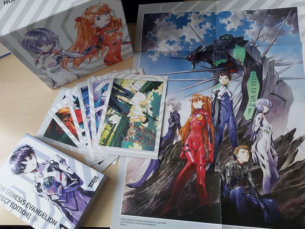So sieht der Inhalt des Schubers der „Neon Genesis Evangelion“ Perfect ...